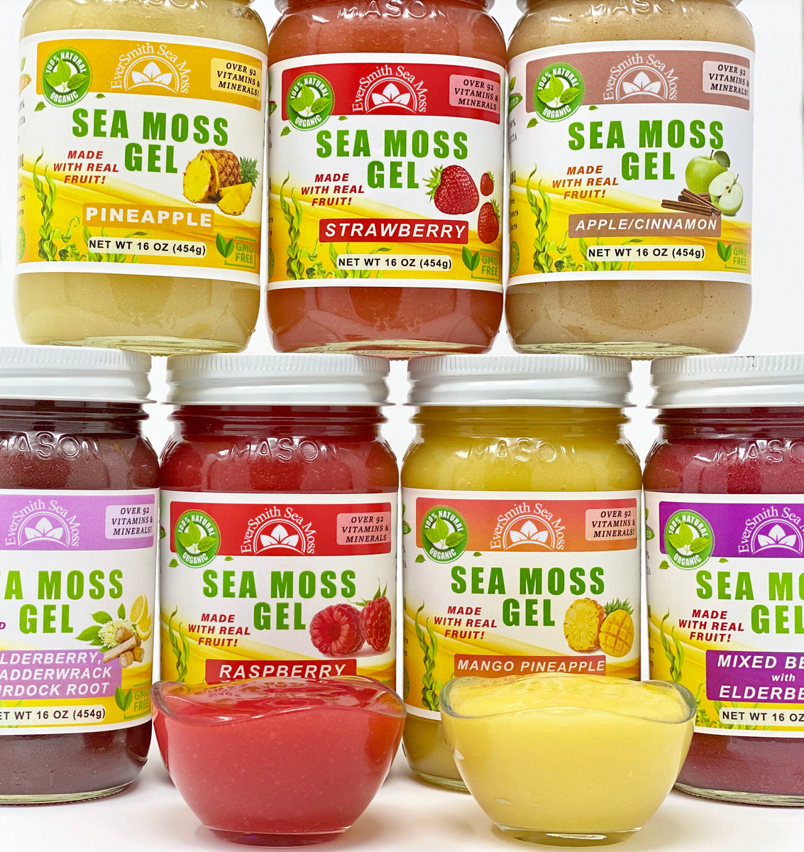Value Packs - Flavored Sea Moss Gel (16 Ounce) – EverSmith Organics