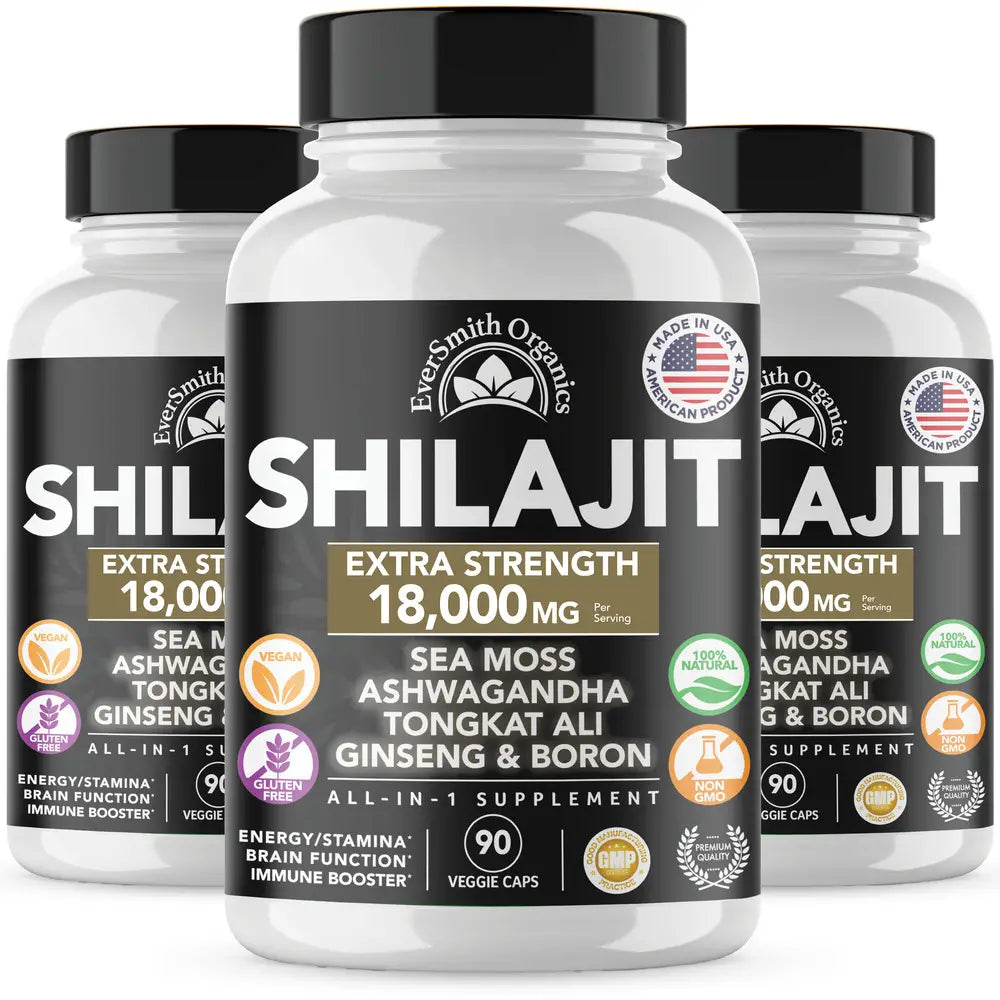 Sea Moss & Shilajit Capsules | EverSmith Organics